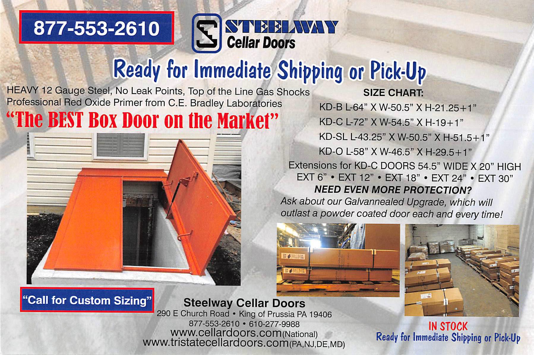 Industry Cellar Doors | Steelway Cellar Doors